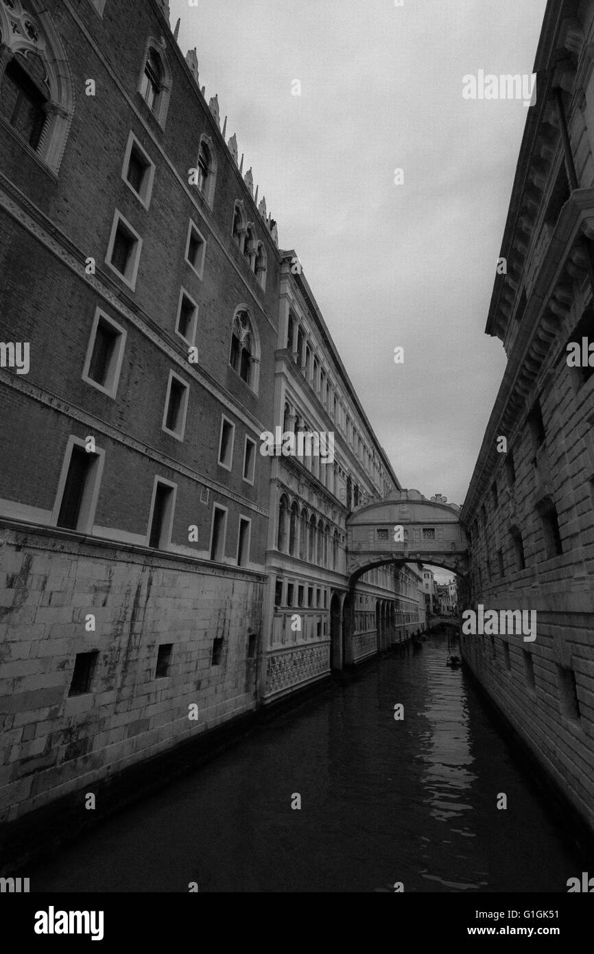 Historical landmark in venice Black and White Stock Photos & Images - Alamy