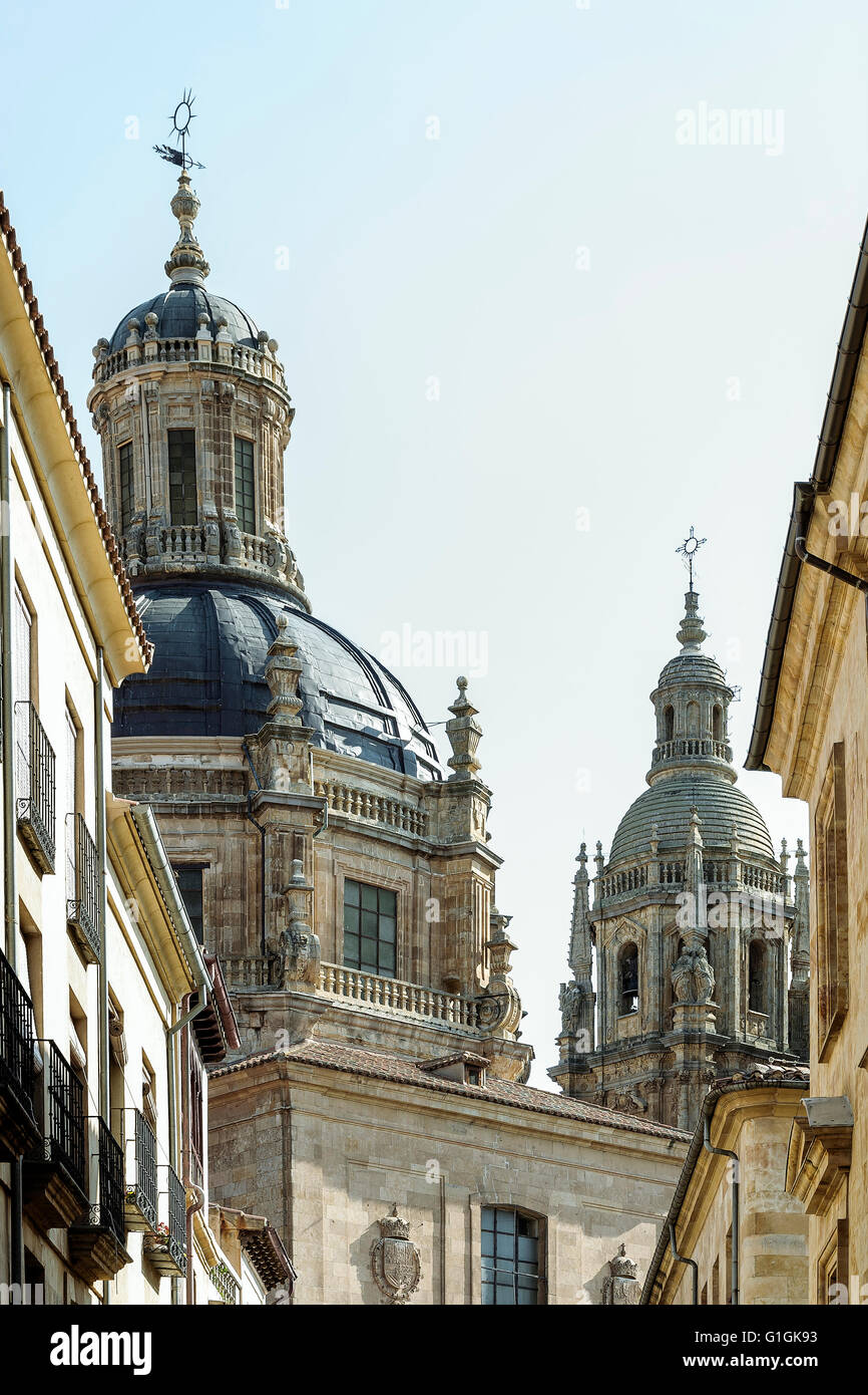 Towers of La Clericia, Salamanca, Castile and Leon, Spain Stock Photo ...