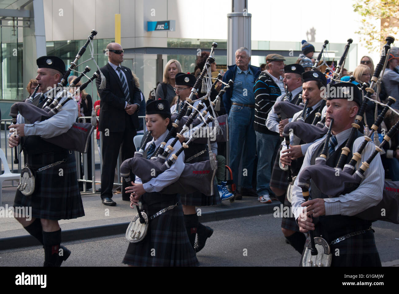 Anzac day march perth hi-res stock photography and images - Alamy