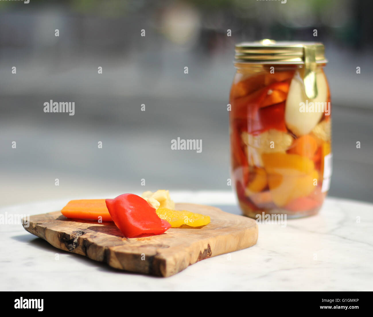 Italian Pickled Vegetables Stock Photo - Alamy
