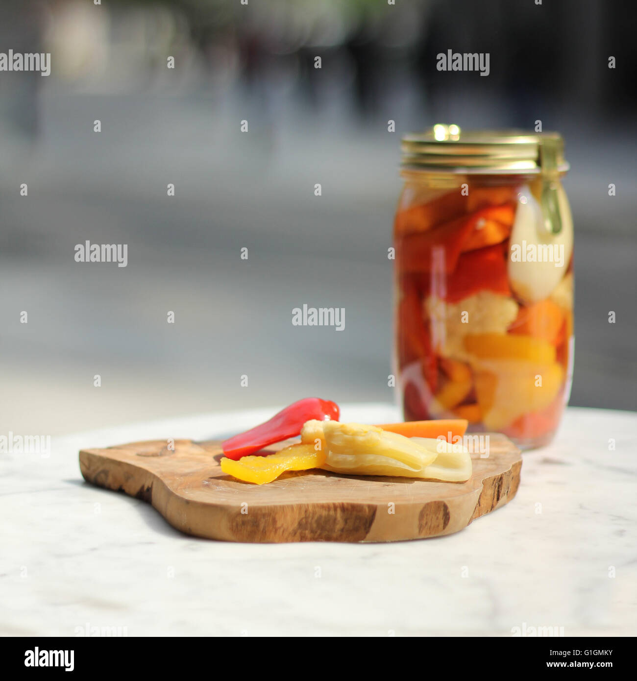 Italian Pickled Vegetables Stock Photo - Alamy