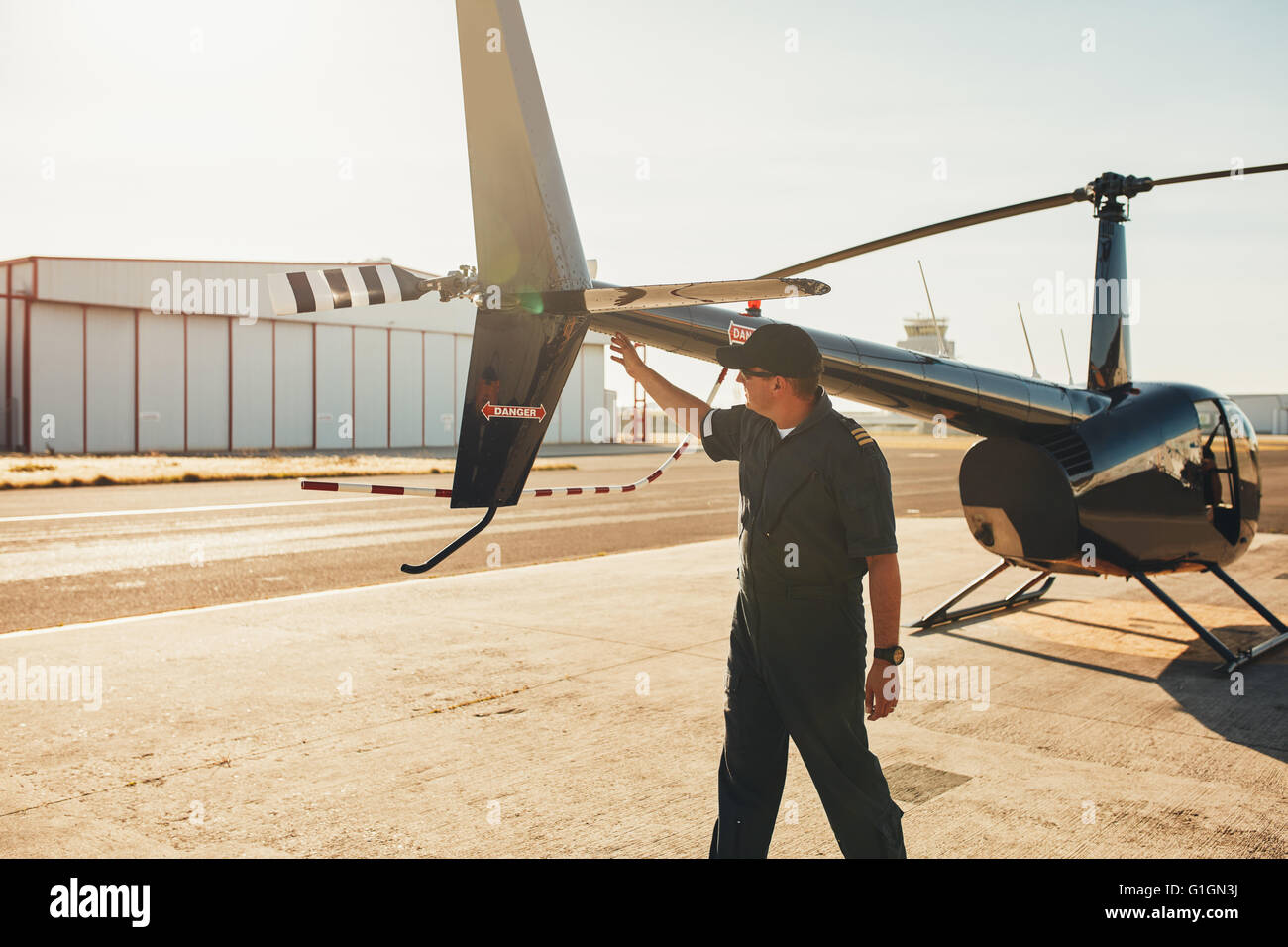 Pilot with checklist hi-res stock photography and images - Alamy
