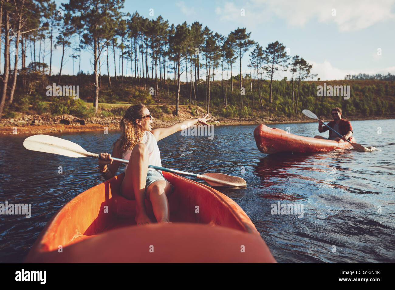 Canoeing hi-res stock photography and images - Alamy