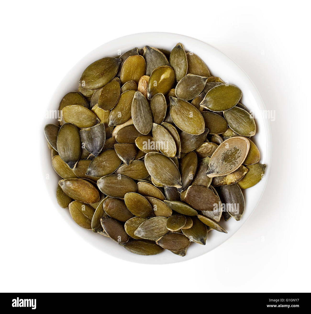 Pumpkin seeds white background hi-res stock photography and images - Alamy