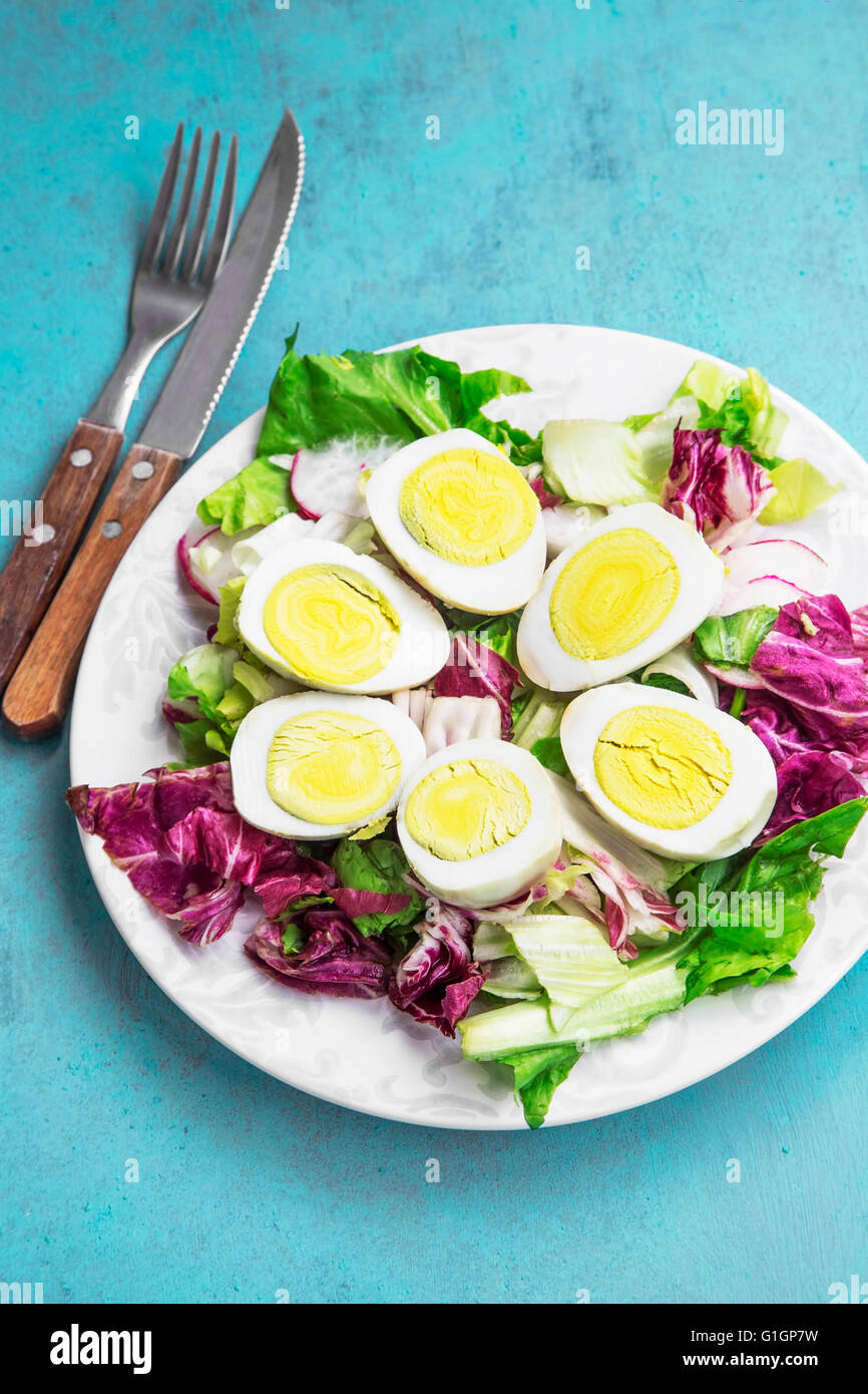 Red boiled eggs hi-res stock photography and images - Alamy