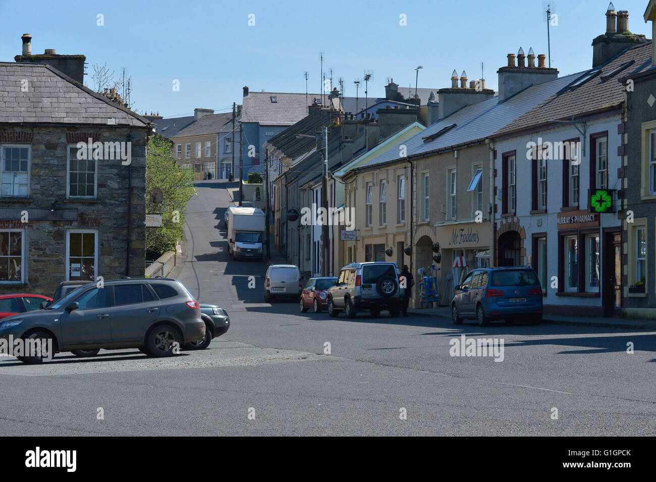 Main Street, Ramelton, County Donegal, Ireland Stock Photo - Alamy