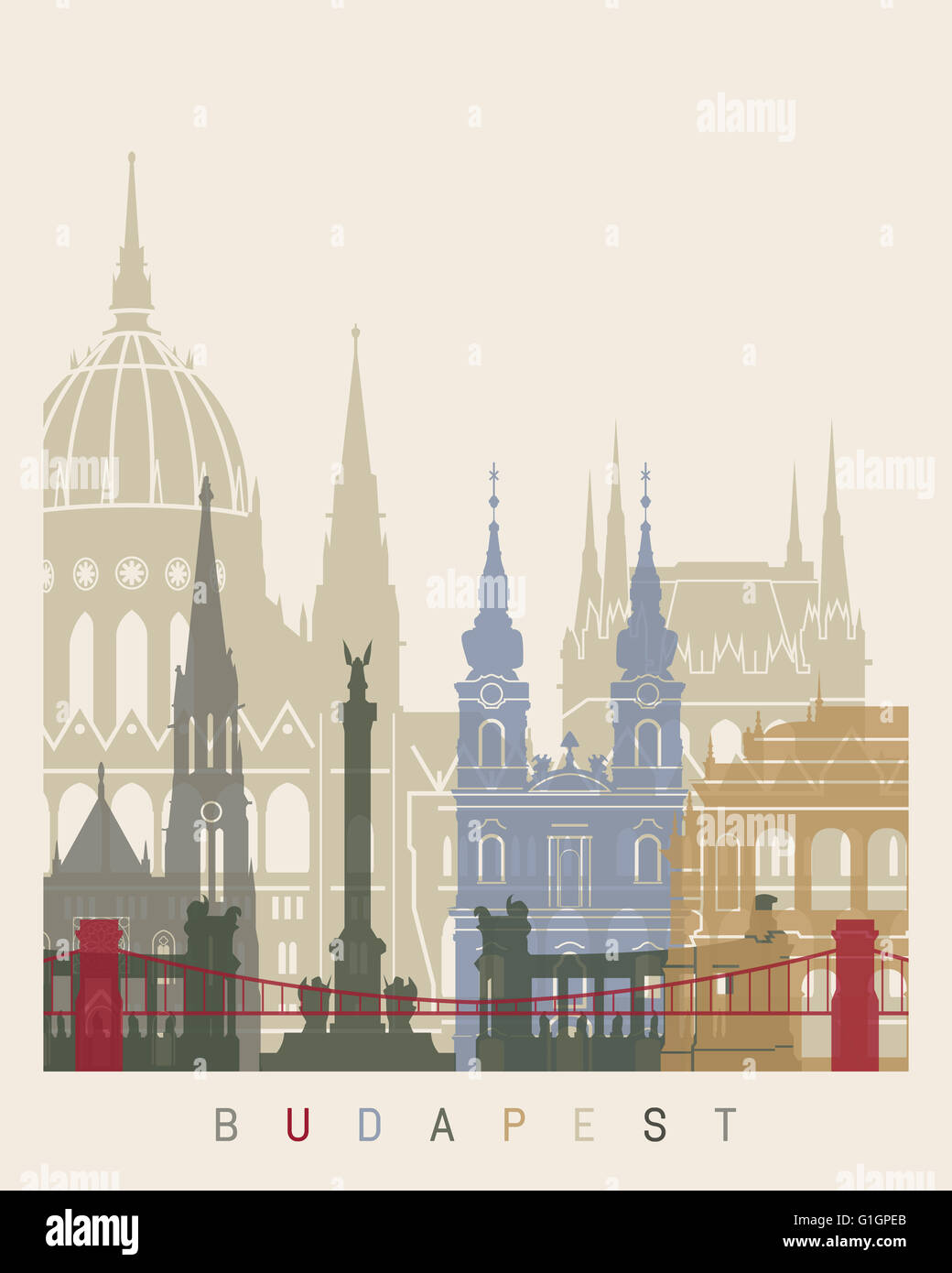 Budapest poster hi-res stock photography and images - Alamy