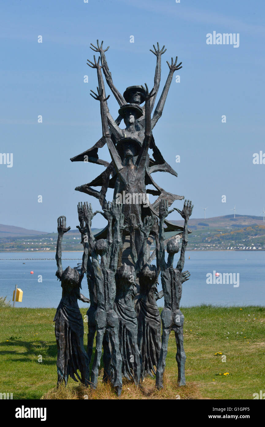 The Flight of the Earls sculpture (crafted by John Behan), Rathmullan ...