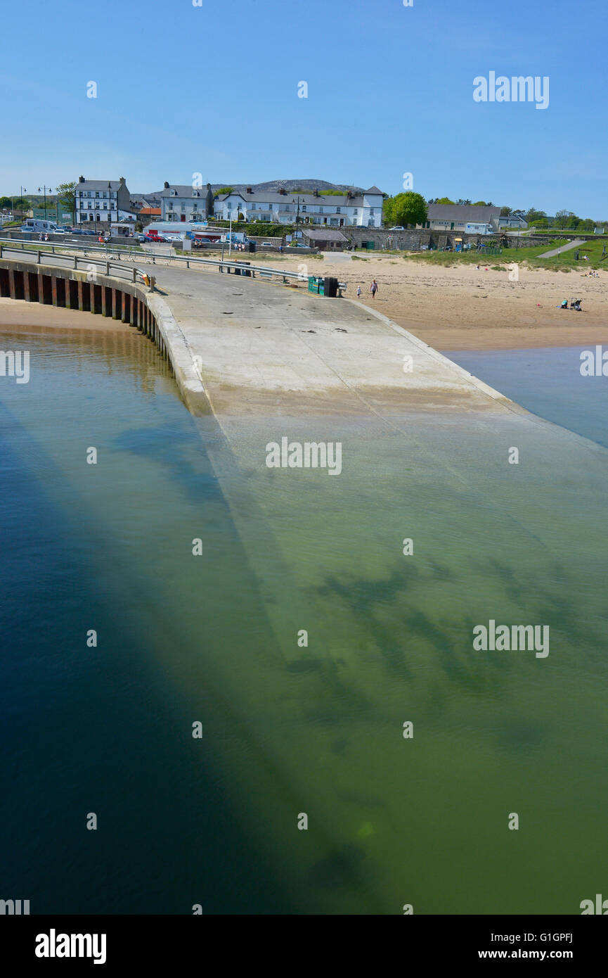 Rathmullan pier and Lough Swilly, Rathmullen, County Donegal, Ireland ...
