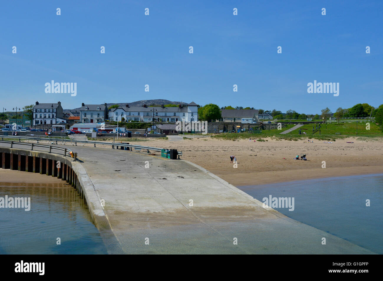Rathmullan pier and Lough Swilly, Rathmullen, County Donegal, Ireland ...