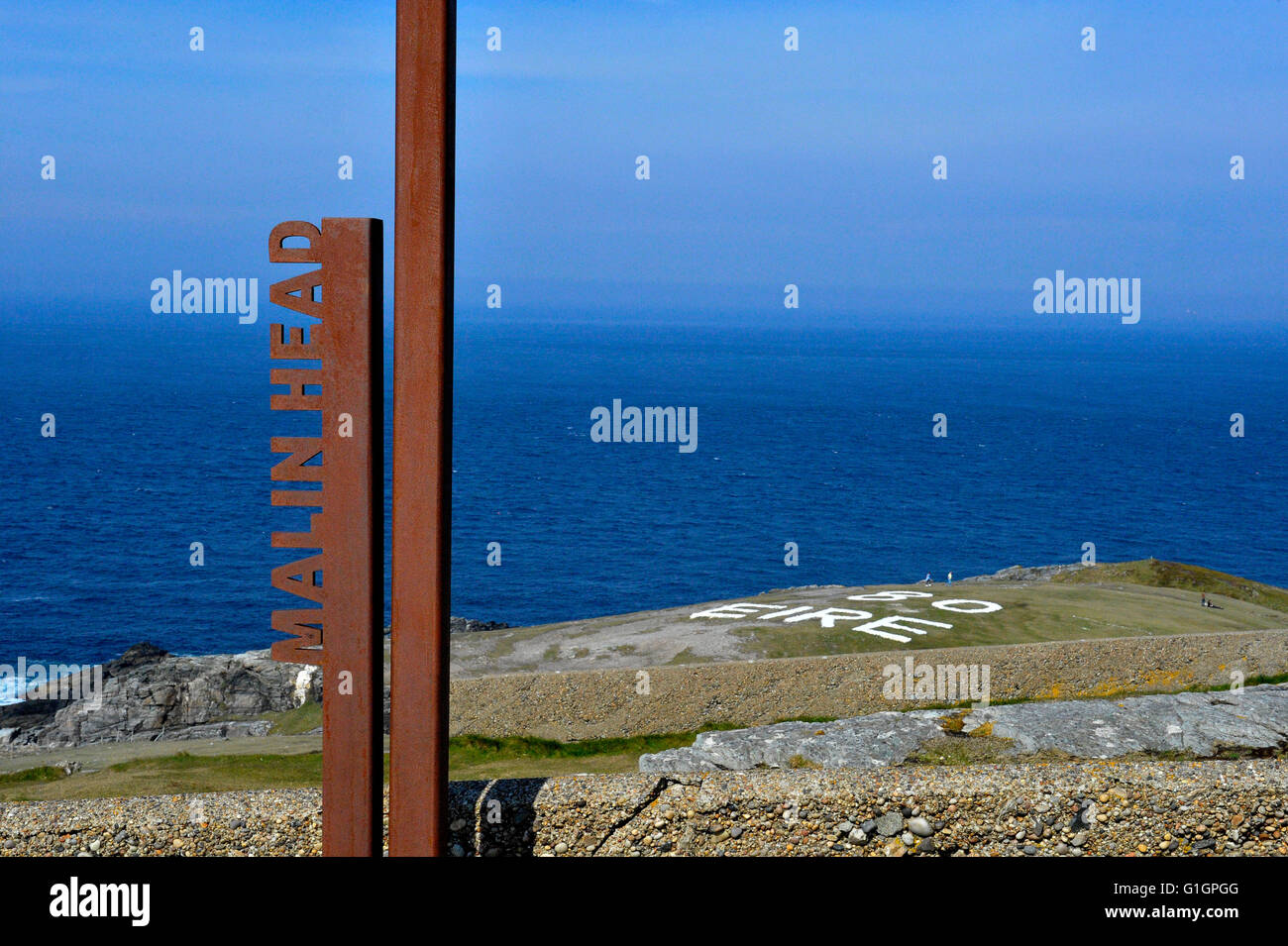 Banba's Crown in Malin Head, County Donegal, is the most northerly ...