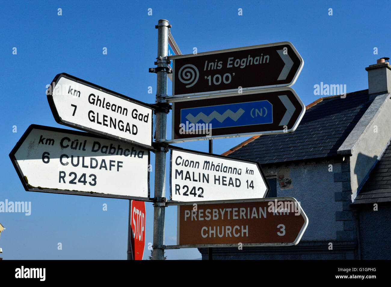 Road signs ireland hi-res stock photography and images - Alamy