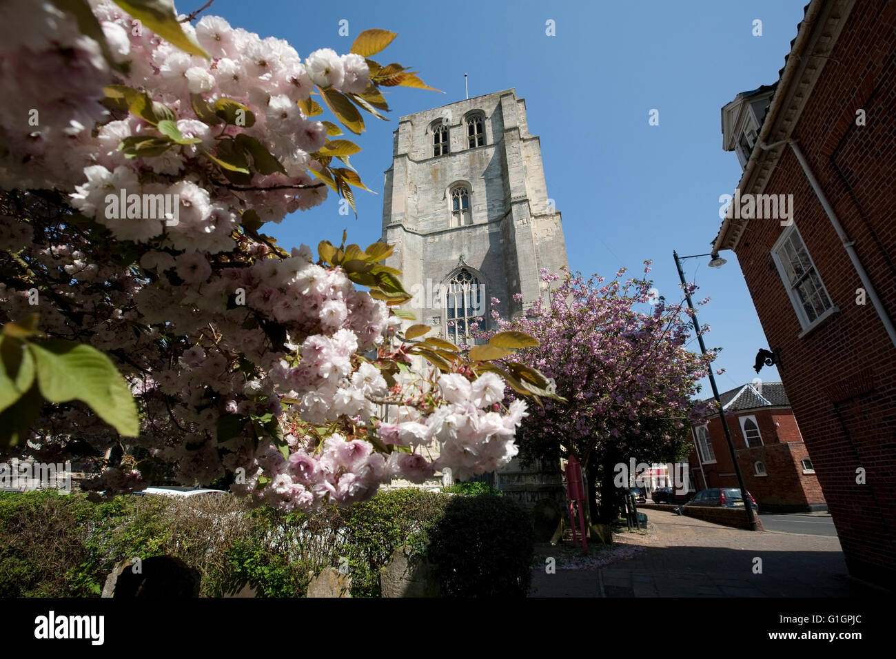 St Michael's Church Beccles Stock Photo - Alamy
