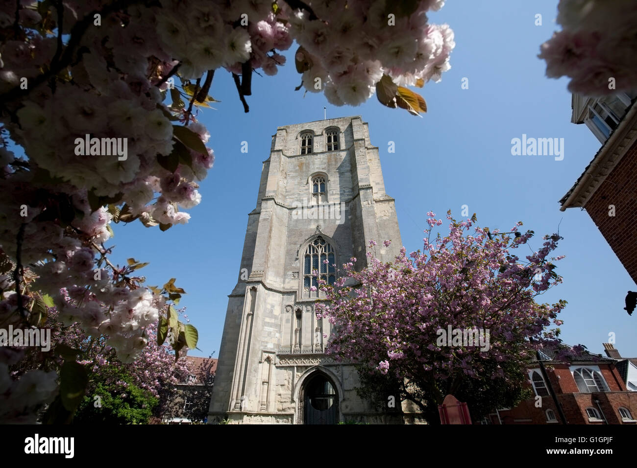St Michael's Church Beccles Stock Photo - Alamy