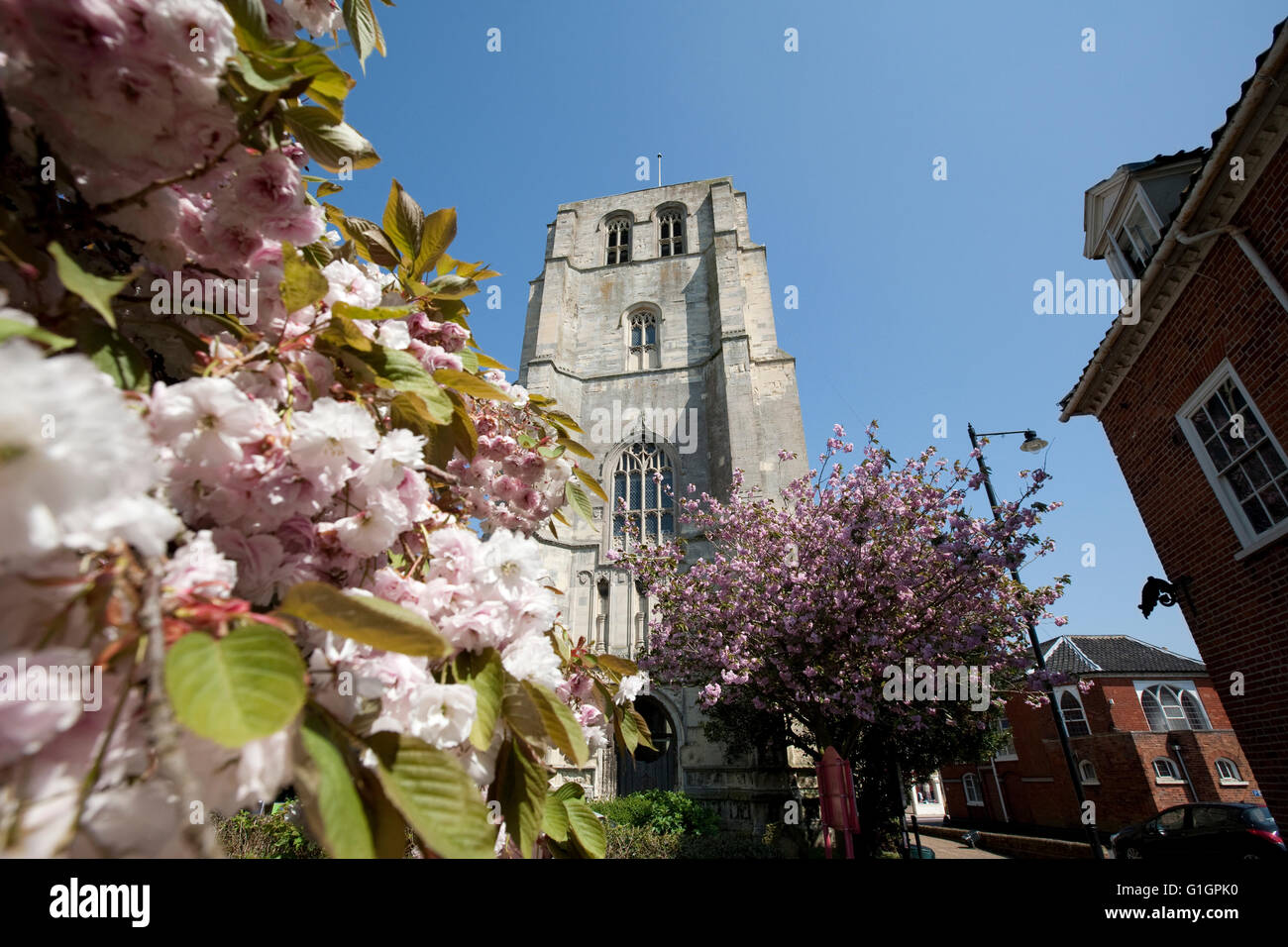 St Michael's Church Beccles Stock Photo - Alamy
