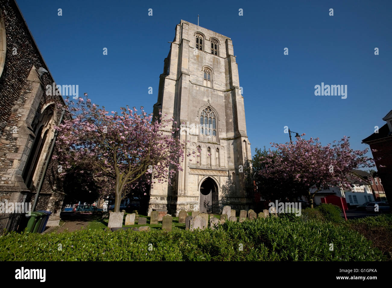 St Michael's Church Beccles Stock Photo - Alamy