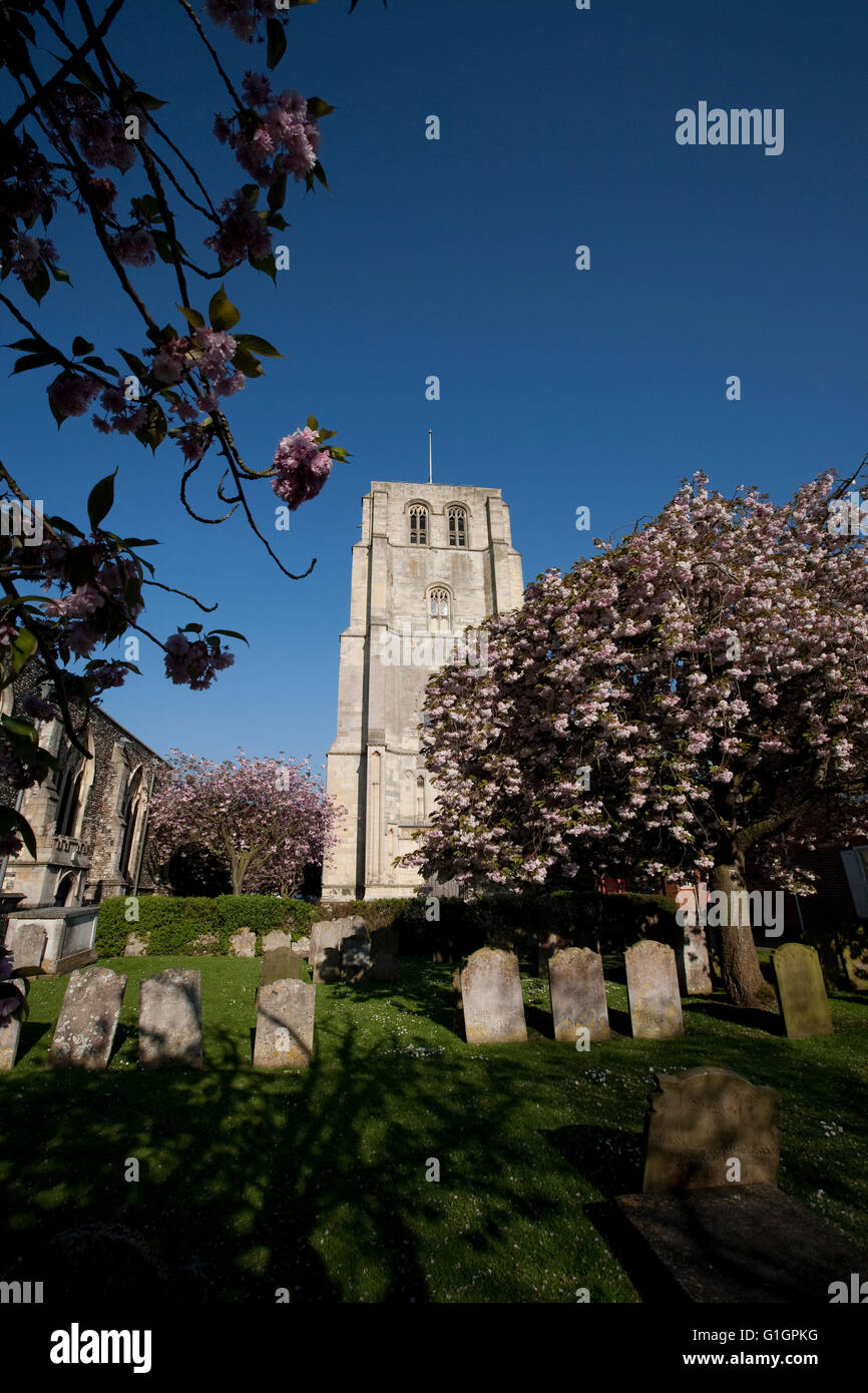 St Michael's Church Beccles Stock Photo - Alamy