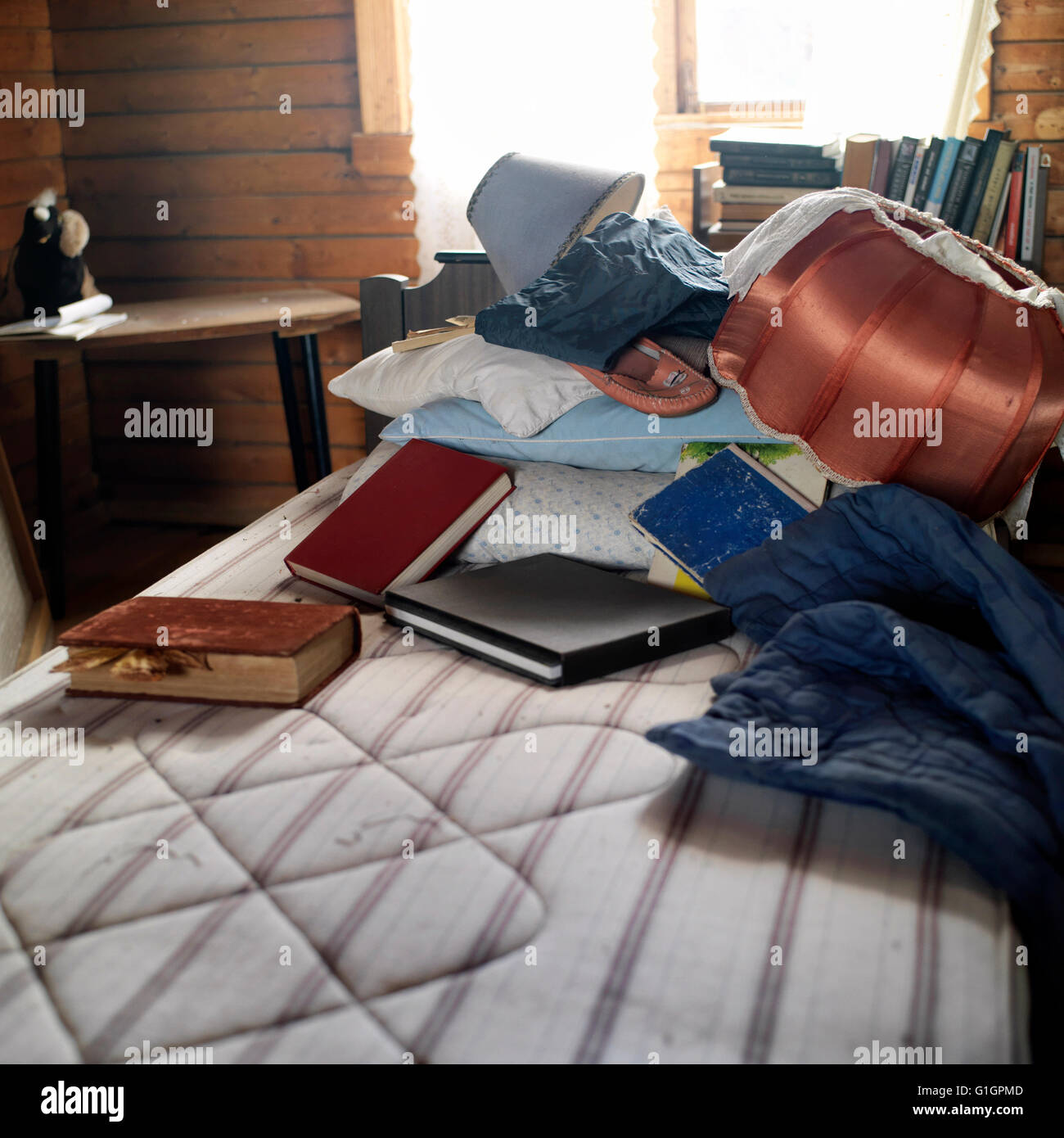 Mess In A Bedroom Stock Photo - Alamy