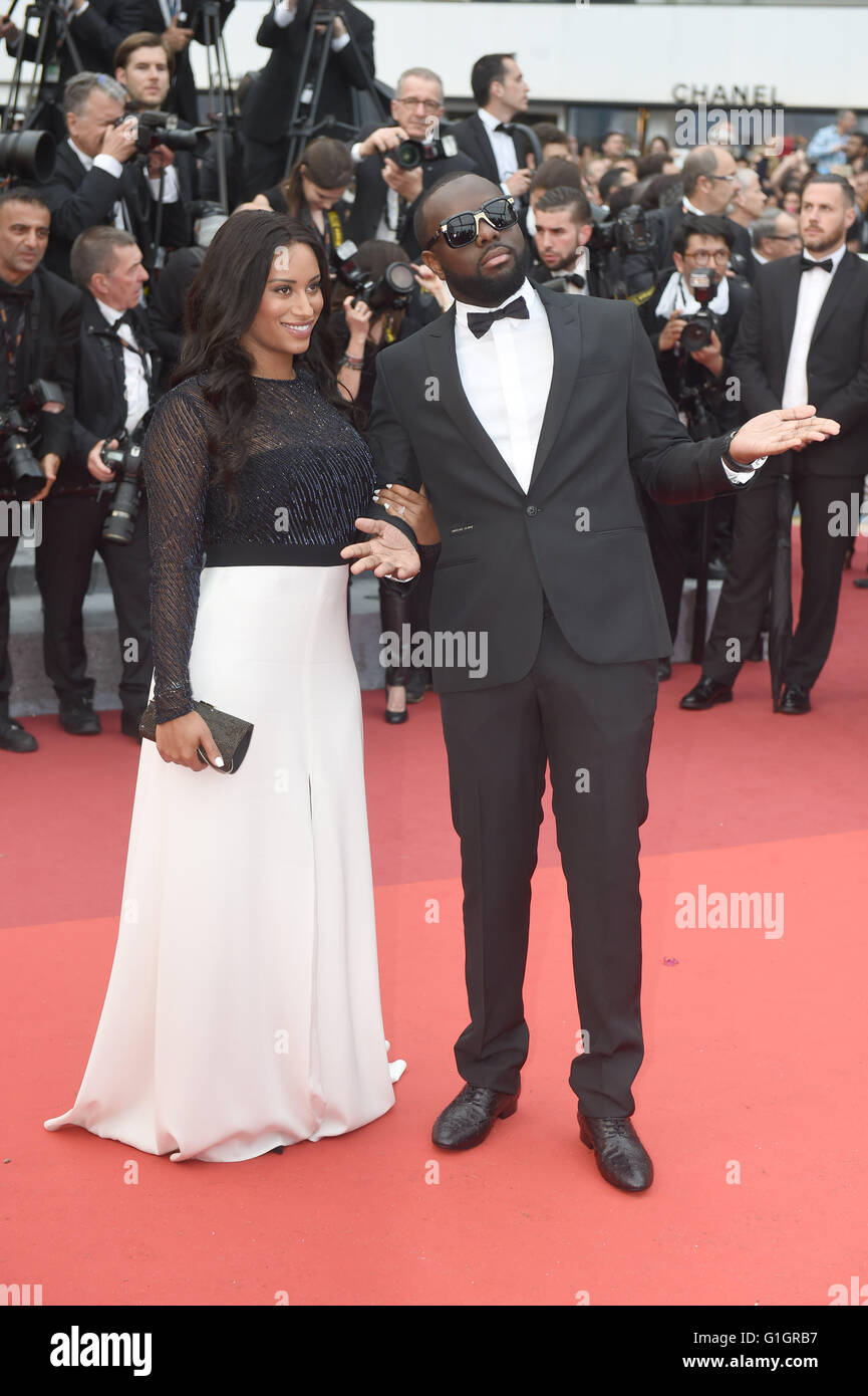 Cannes, France. 14th May, 2016. Congolese born French rapper and singer ...