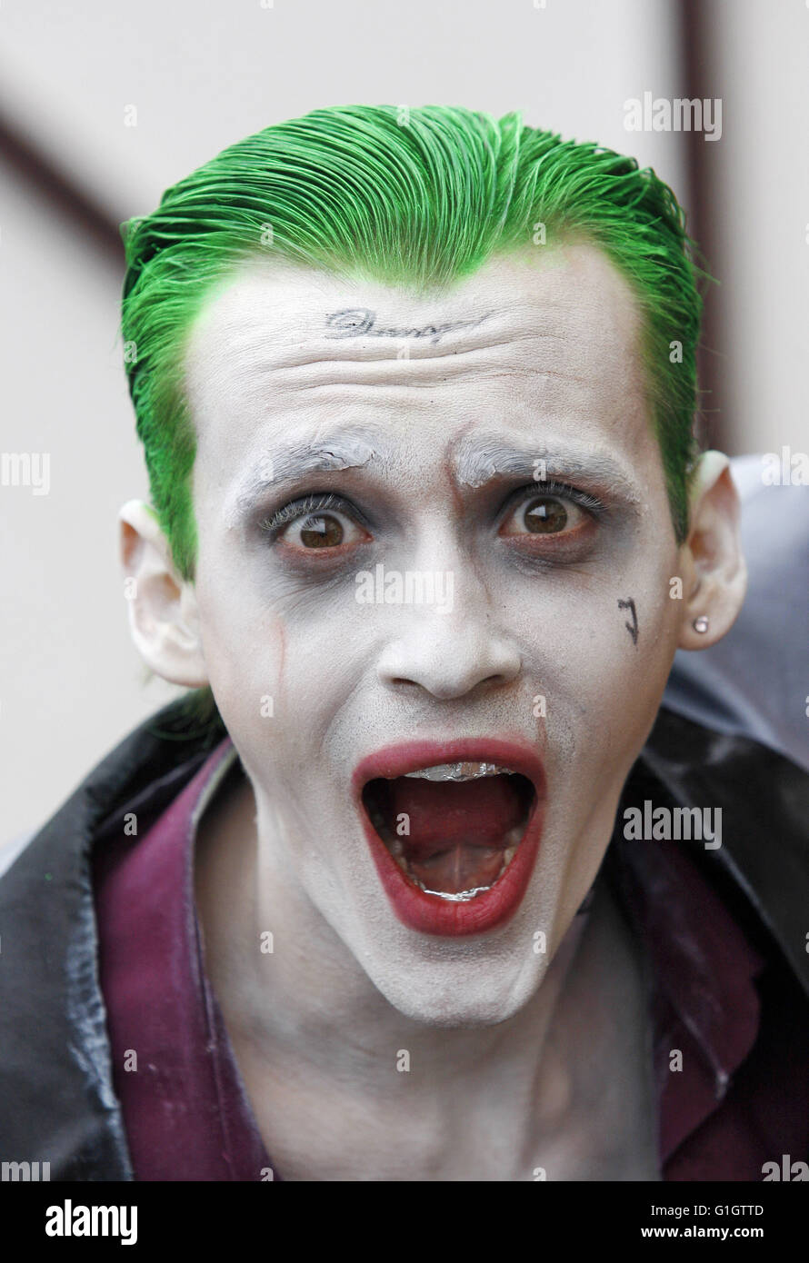 Kiev, Ukraine. 14th May, 2016. A cosplayer pose for a photo at the ...