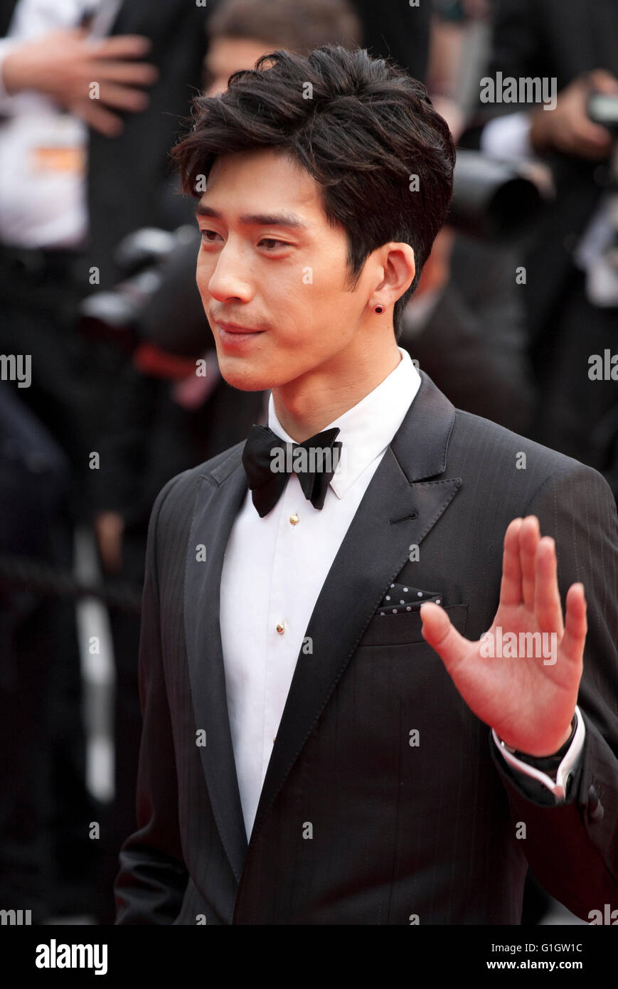 Cannes, France. 14th May, 2016. Singer and actor Jing Boran at the gala ...