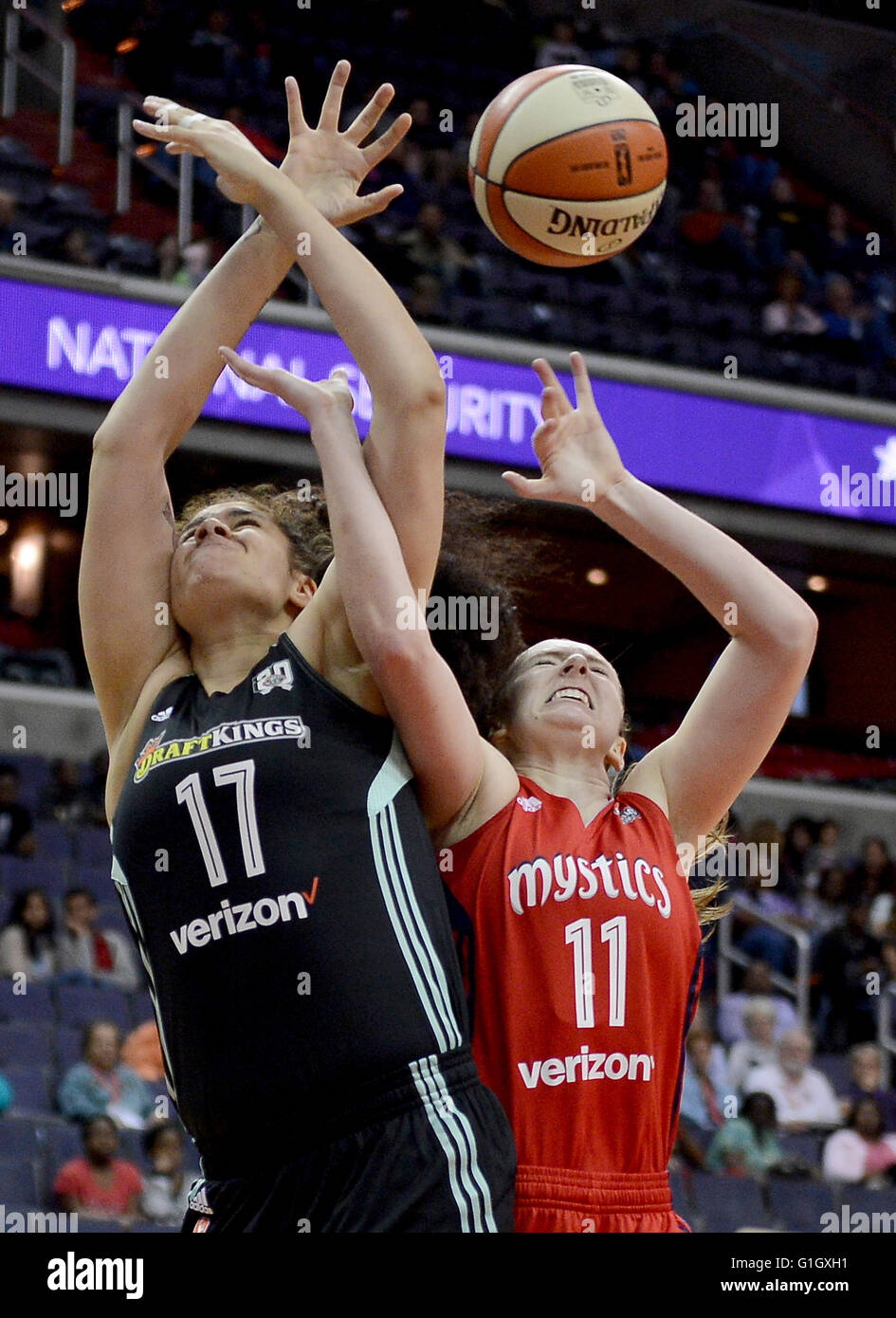 May 14, 2016 - Washington, DC, USA - 20160514 - New York Liberty ...