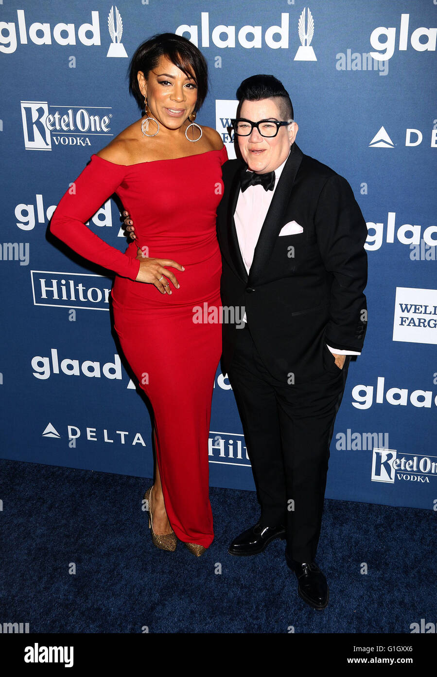New York, USA. 14th May, 2016. SELENIS LEYVA and LEA DELARIA attend the ...