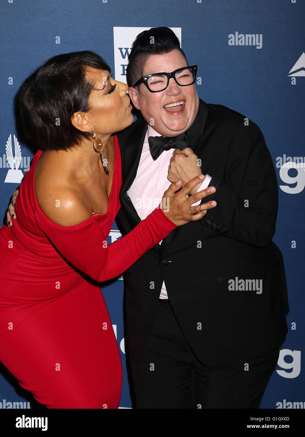 New York, USA. 14th May, 2016. SELENIS LEYVA and LEA DELARIA attend the ...