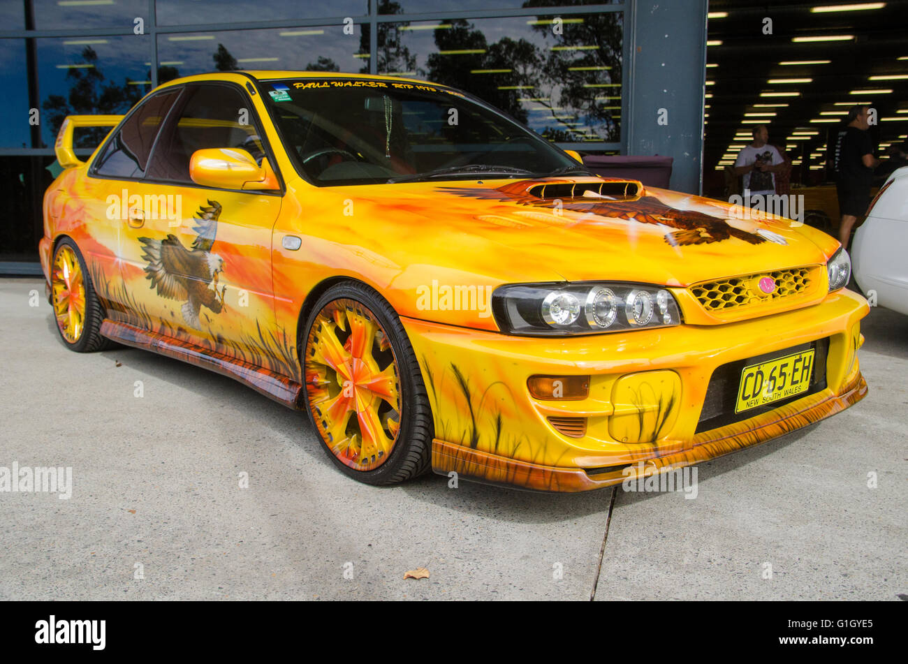 Sydney, Australia - 15th May 2016: Custom bikes, hotrods and cars on ...