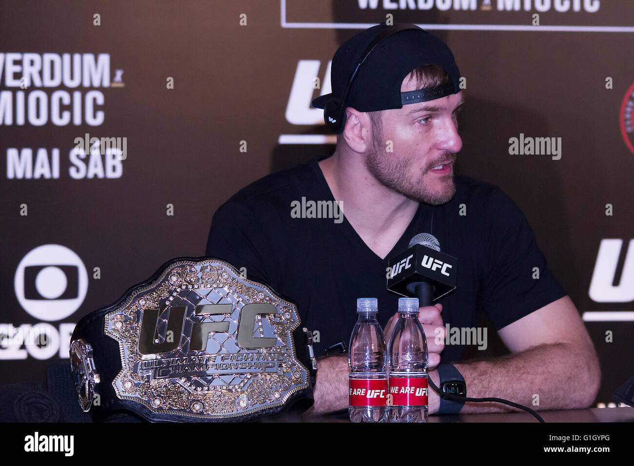 CURITIBA, PR - 05/14/2016: UFC 198 IN CURITIBA - US Stipe Miocic now ...