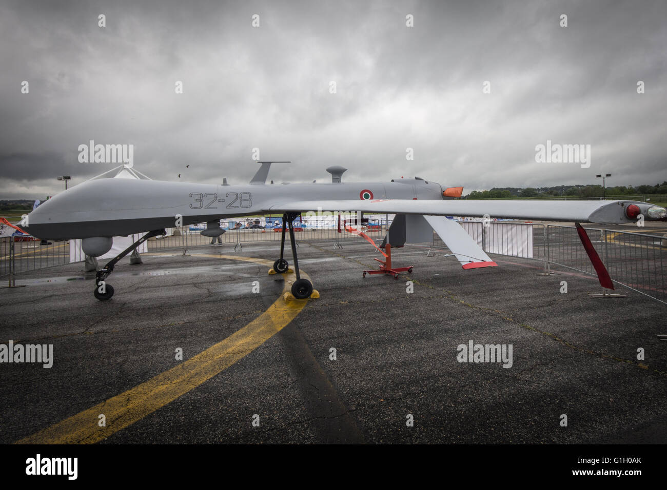 General Atomics MQ-9 Reaper supplied to the Italian Air Force. Rome ...