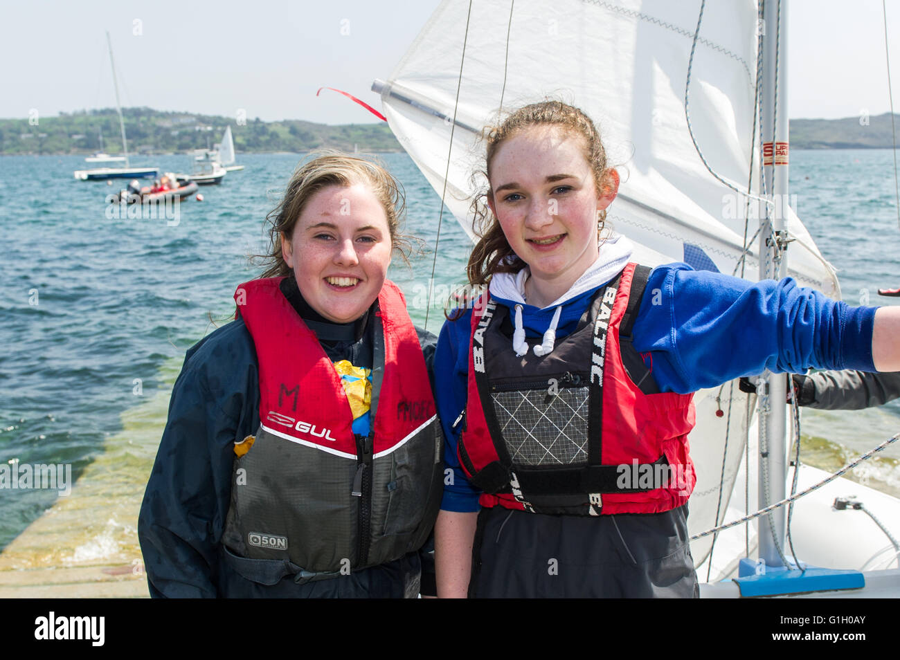 Schull, Ireland. 14th May, 2016. The sailing season is back in full ...