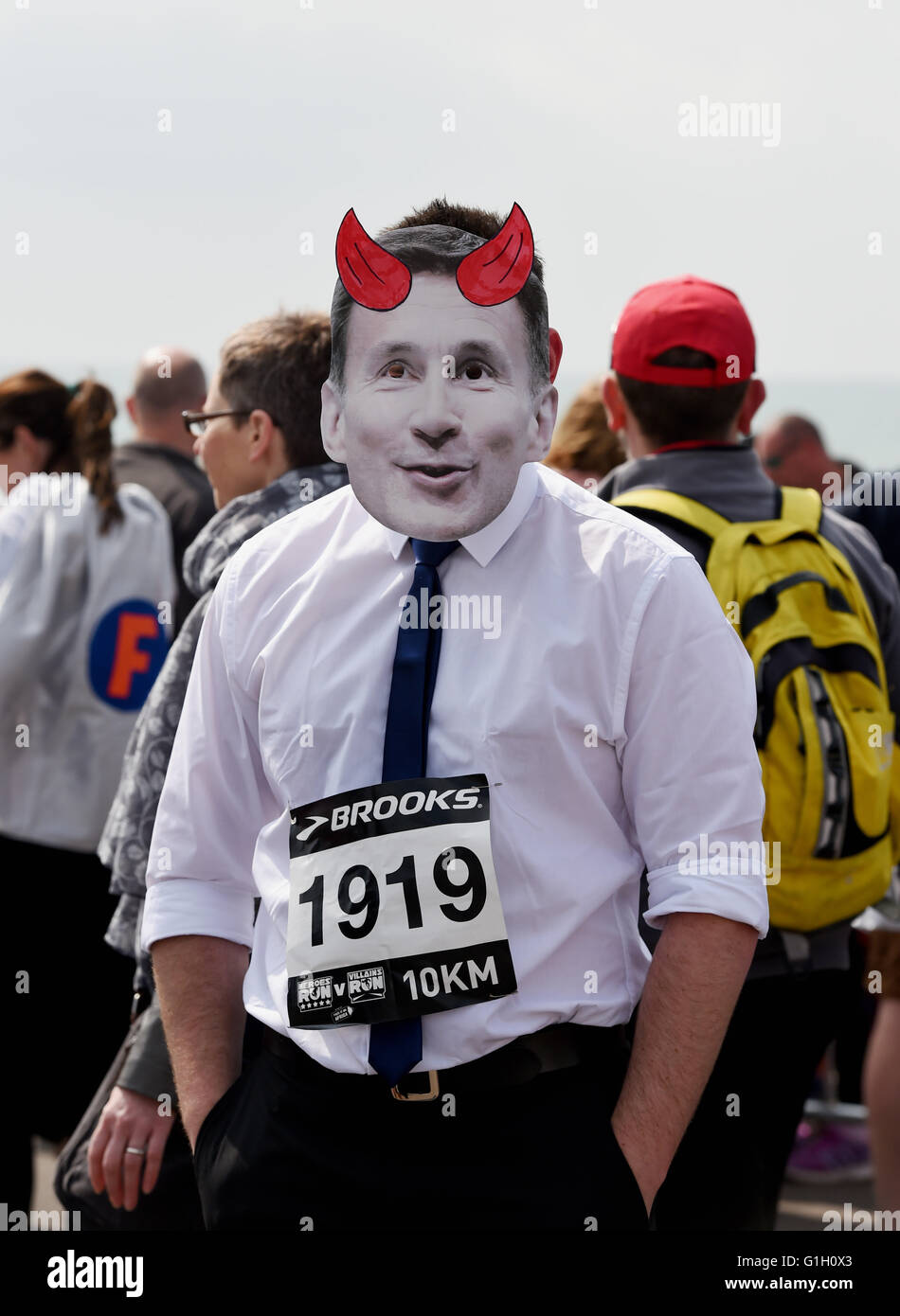 Jeremy hunt mask hi-res stock photography and images - Alamy