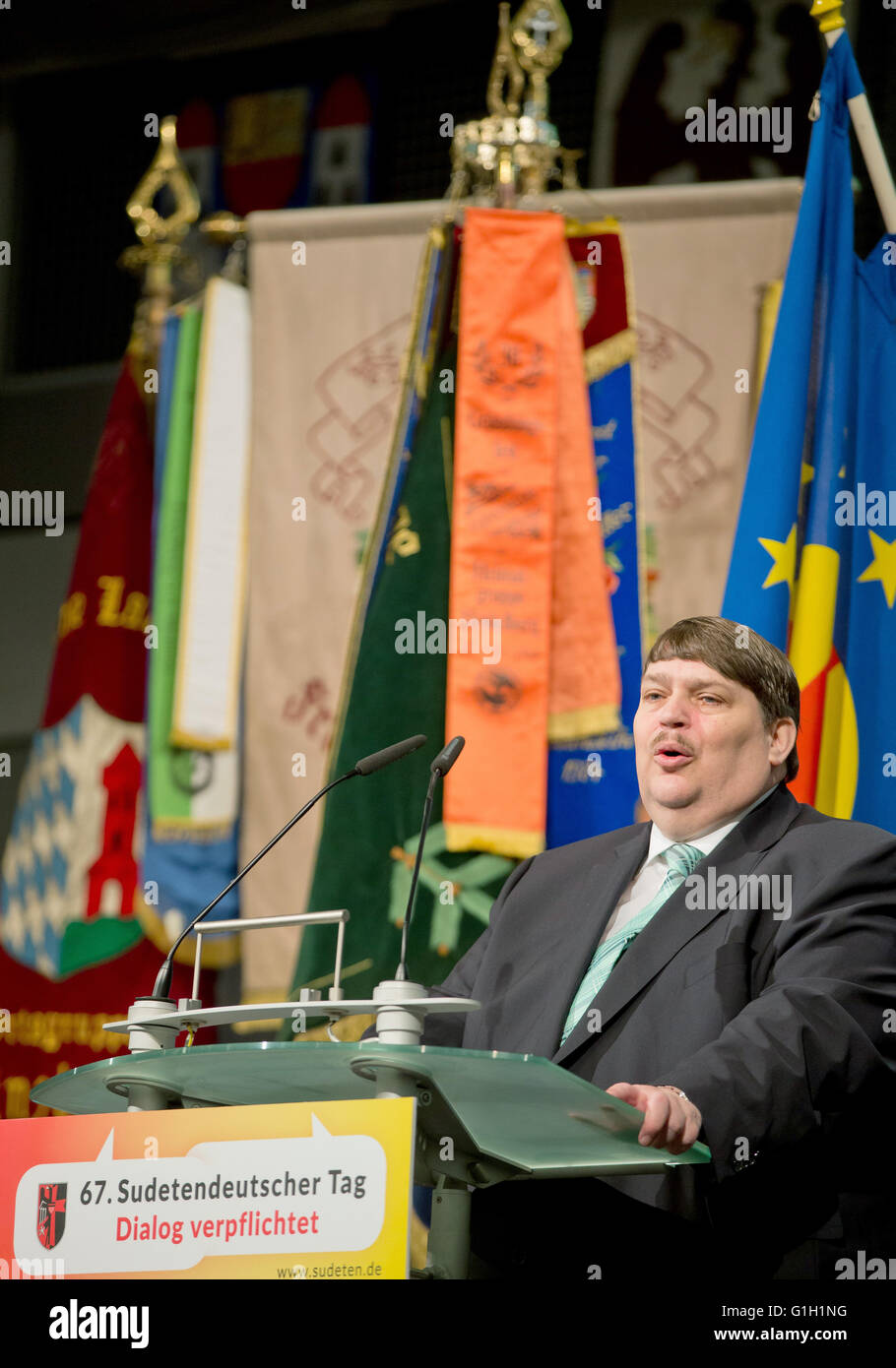 Nuremberg, Germany. 15th May, 2016. Spokesman of the Sudeten Germans ...