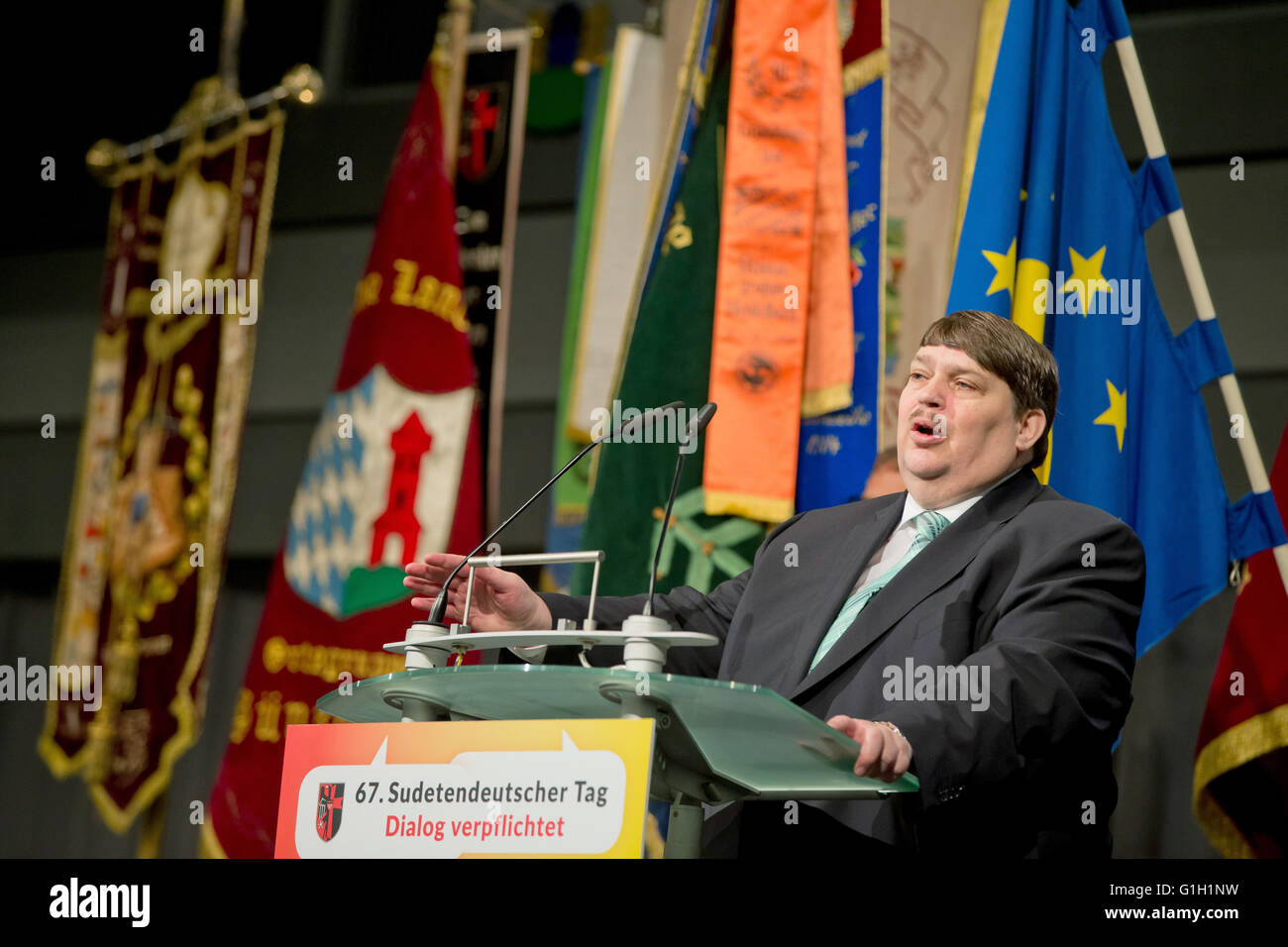 Nuremberg, Germany. 15th May, 2016. Spokesman of the Sudeten Germans ...