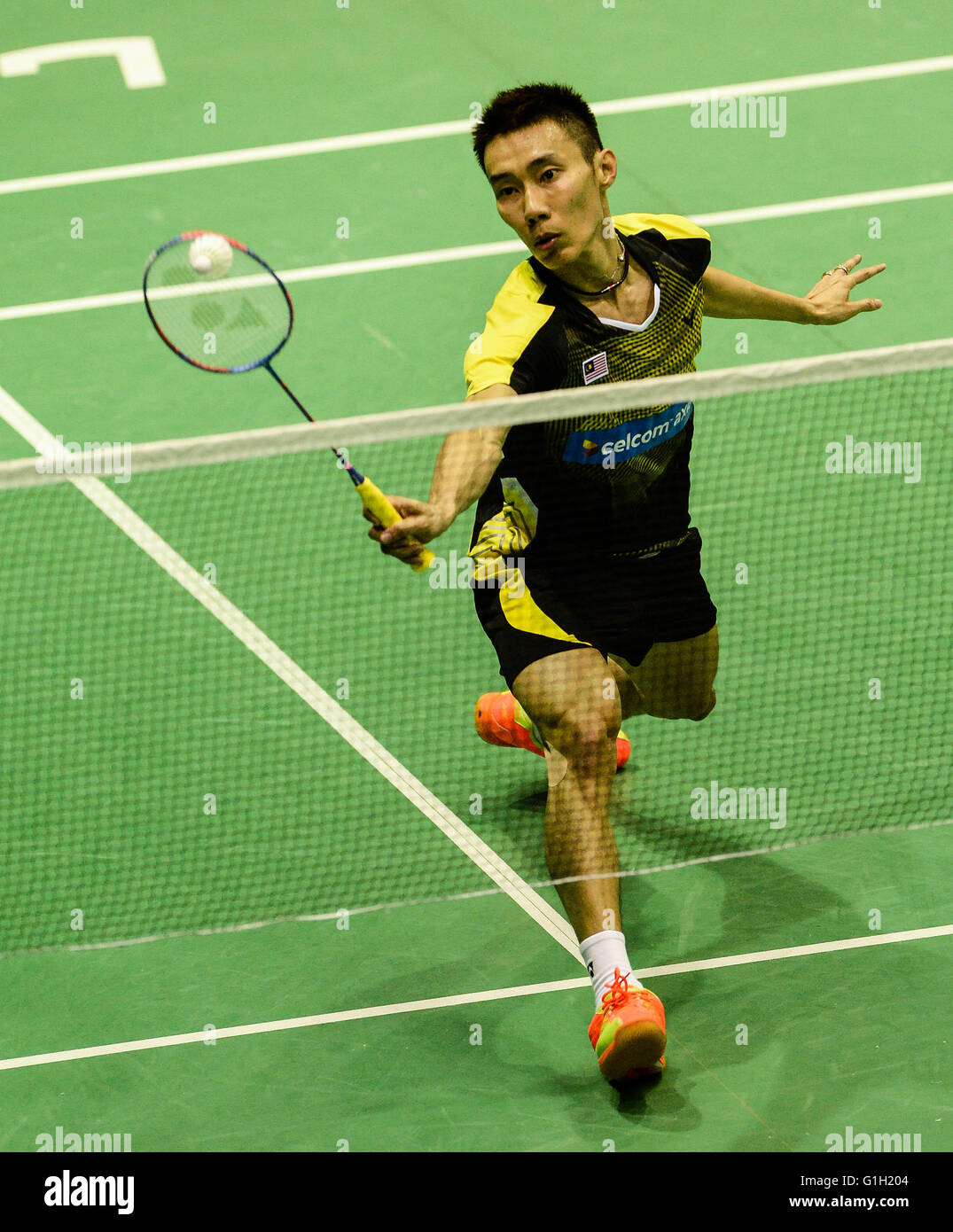 Kunshan, China's Jiangsu Province. 15th May, 2016. Malaysia's Lee Chong ...