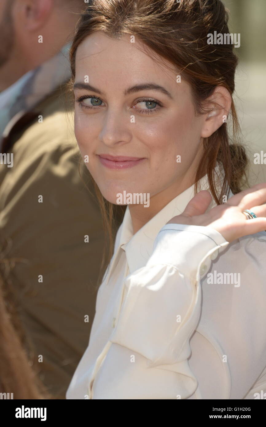 Cannes, France. 11th May, 2016. CANNES, FRANCE - MAY 15: Actress Riley ...