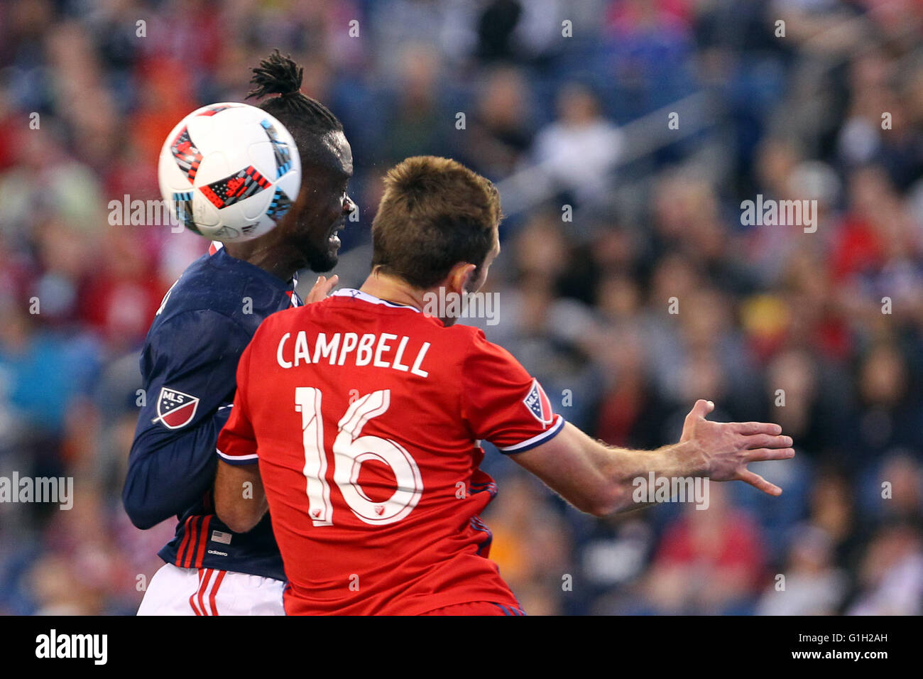 Gillette Stadium. 14th May, 2016. MA, USA; New England Revolution ...