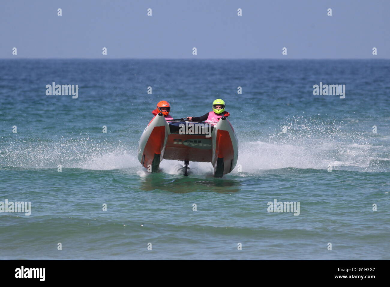Newquay, Cornwall, UK. 15th May, 2016. The 2016 ThunderCat Racing ...