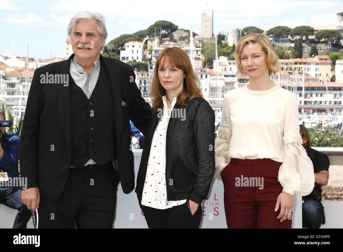 Peter Simonischek, Maren Ade and Sandra Hüller at the 'Toni Erdmann ...