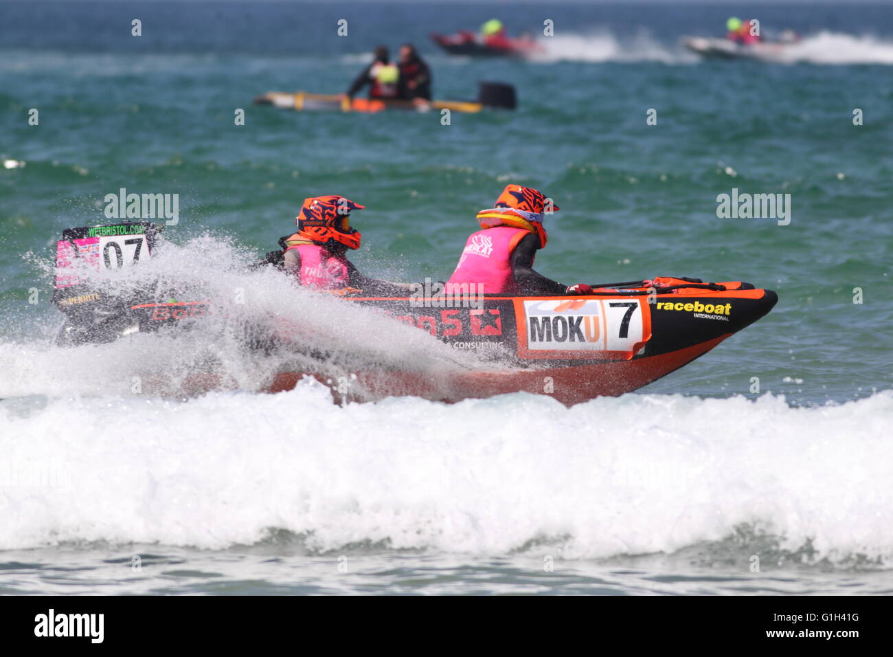 Newquay, Cornwall, UK. 15th May, 2016. The 2016 ThunderCat Racing ...