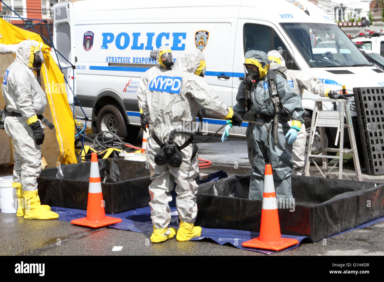 New York, New York, USA. 14th May, 2016. The New york Police Department ...