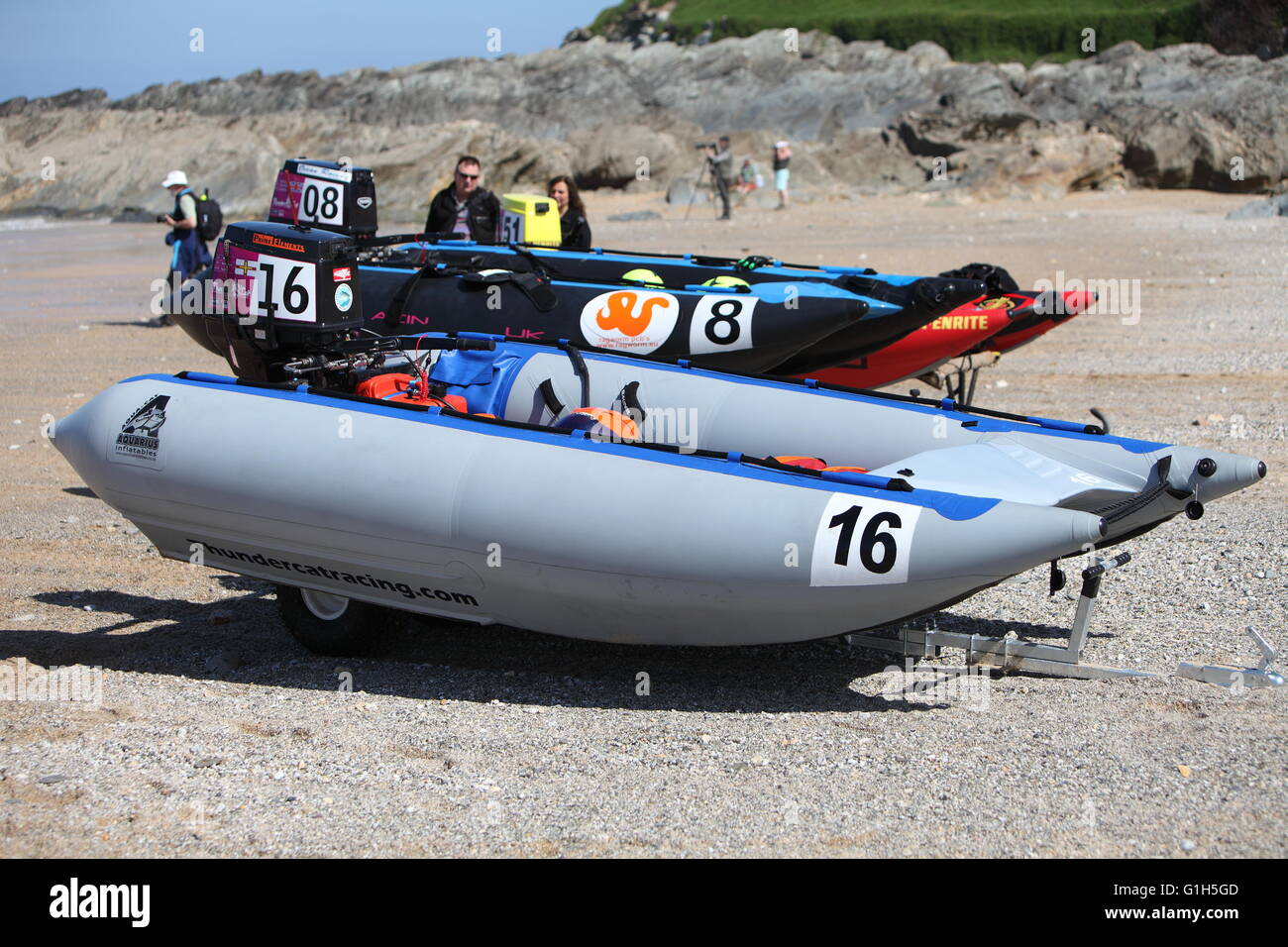 Newquay, Cornwall, UK. 15th May, 2016. The 2016 ThunderCat Racing ...