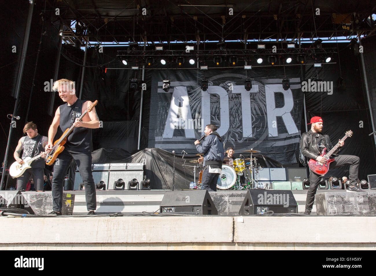 Somerset, Wisconsin, USA. 14th May, 2016. A Day to Remember performs ...