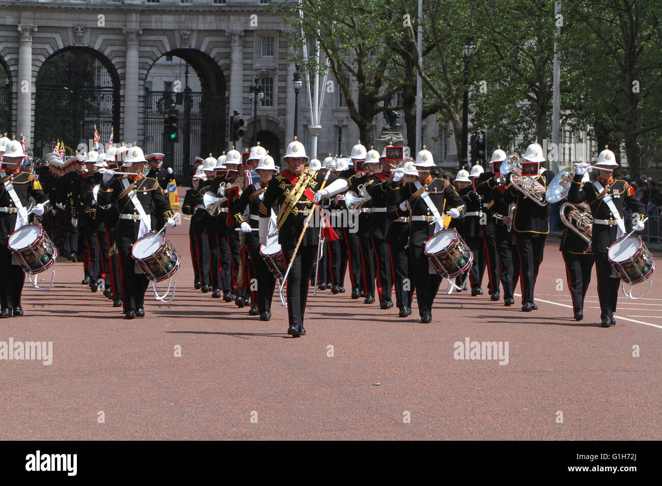 Royal marines band london hi-res stock photography and images - Alamy