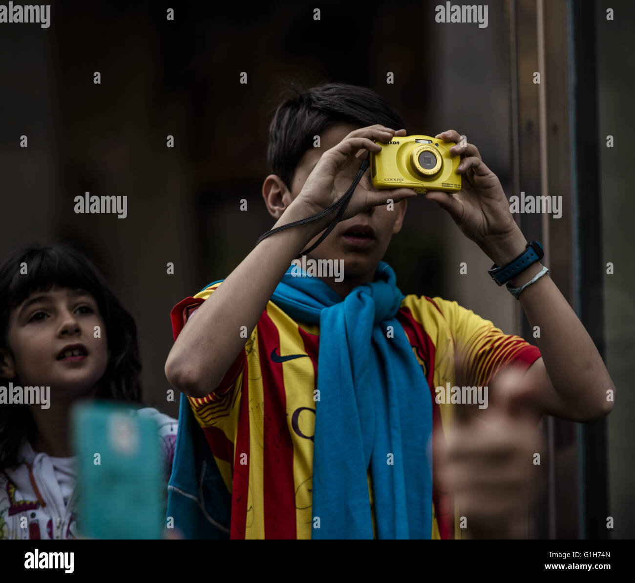 Football fan bus hi-res stock photography and images - Alamy