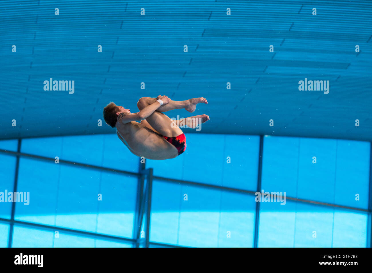 Aquatics Centre, Olympic Park, London, UK. 15th May 2016. Victor ...