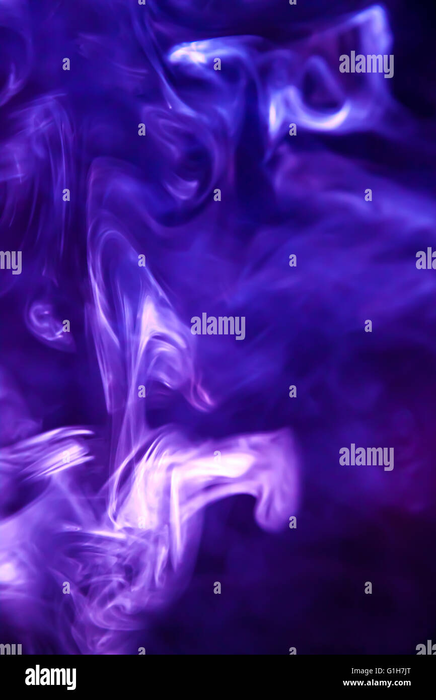 smoke photo with a ray of light Stock Photo - Alamy