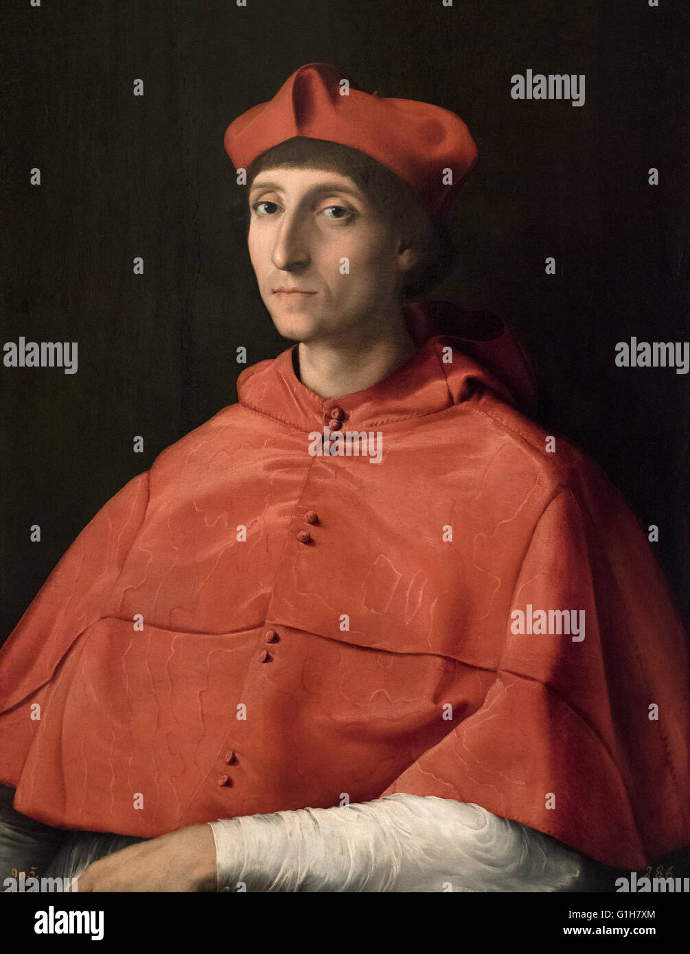 Raphael - Raffaello Sanzio (1483-1520), Portrait of a Cardinal, ca.1510 ...