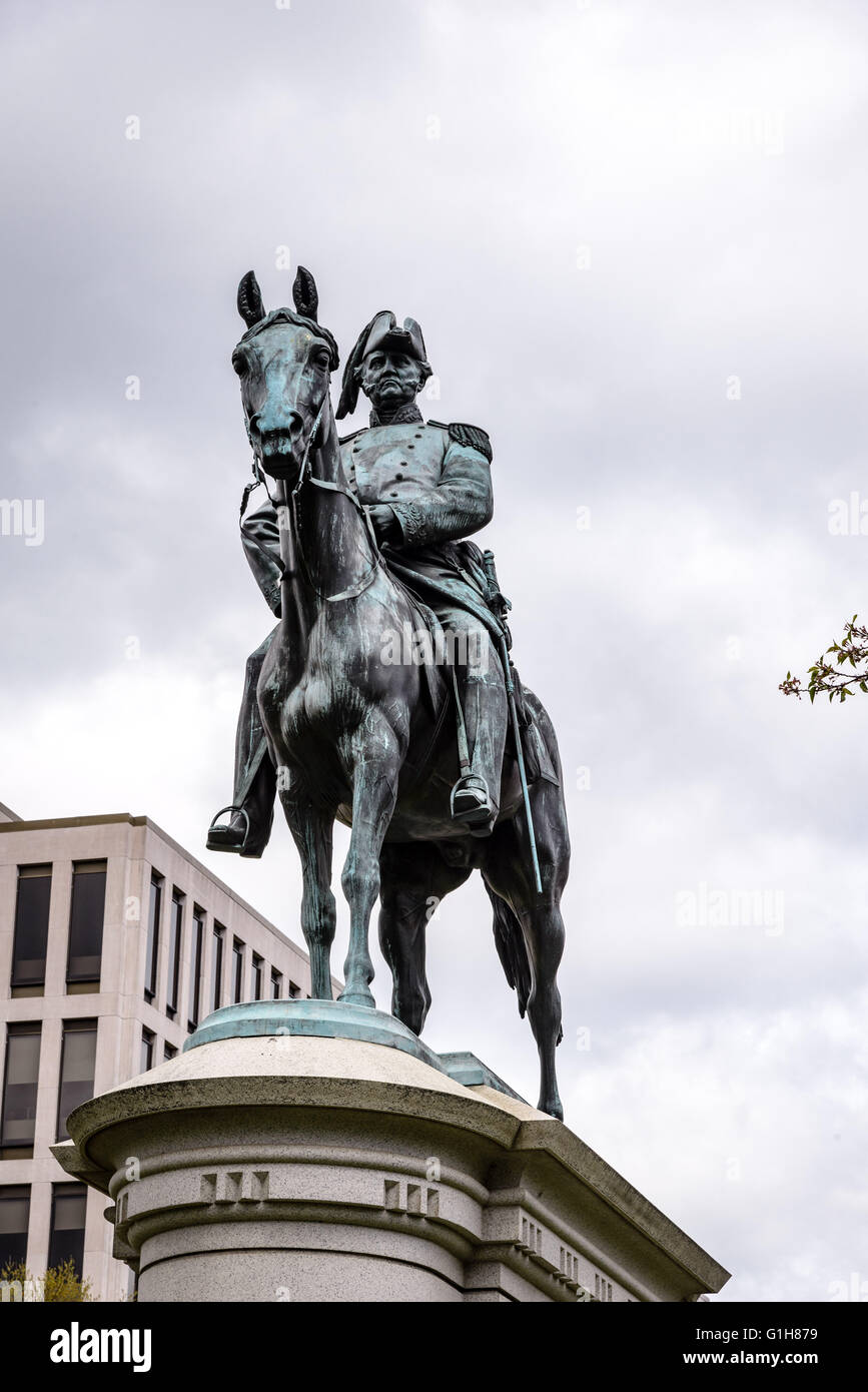 Statue general winfield scott hi-res stock photography and images - Alamy